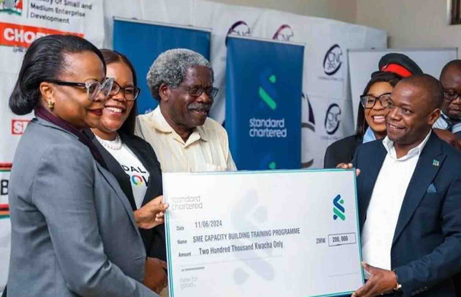 SMEs get K200,000 financing support from Standard Chartered Bank Zambia | Zambia Monitor
