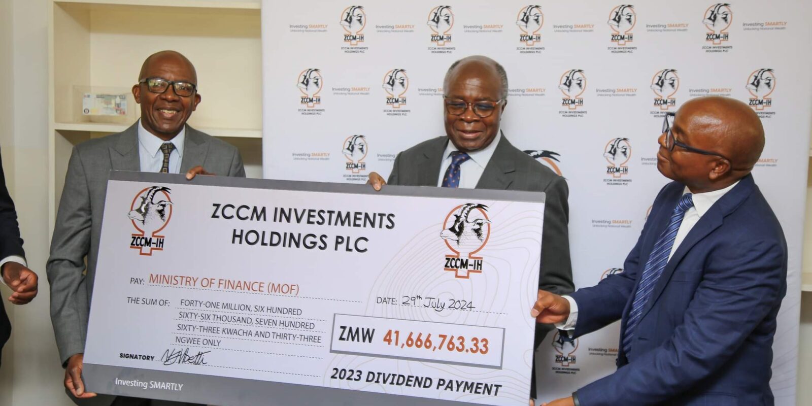 ZCCM-IH says K1.6 billion paid as dividends to stakeholders since 2015 ...