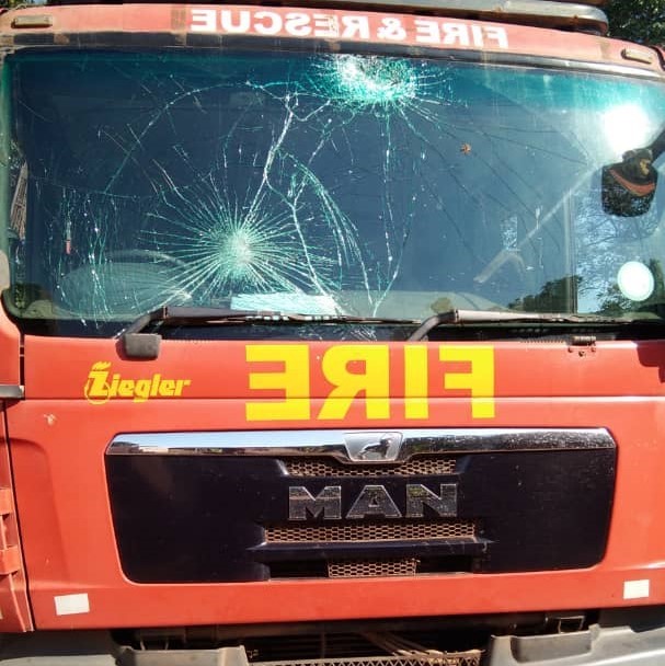 Kitwe fire brigade attacked by unruly crowd during emergency response ...