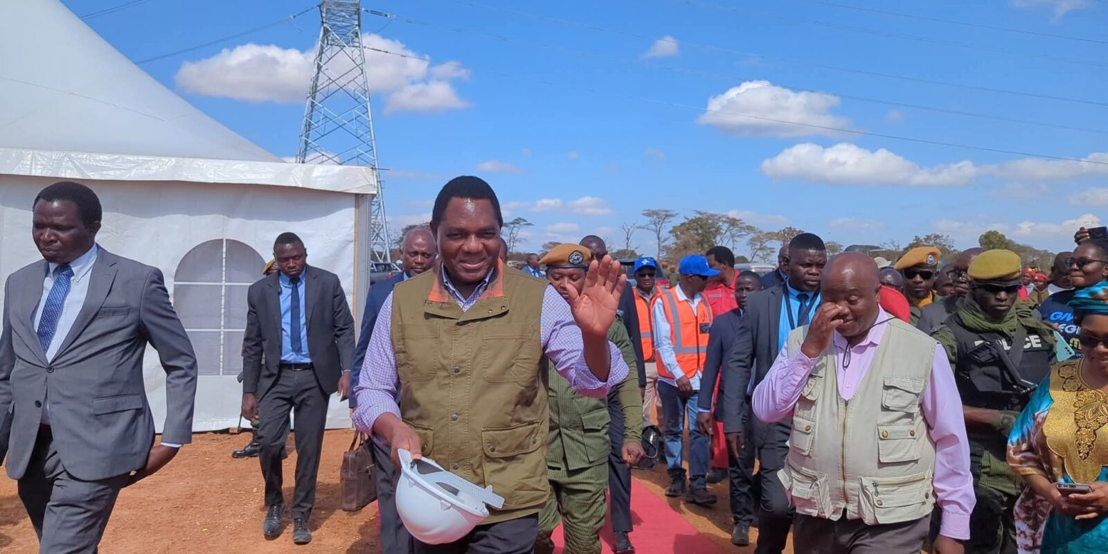 President Hichilema commissions 100MW solar plant, stresses balance ...