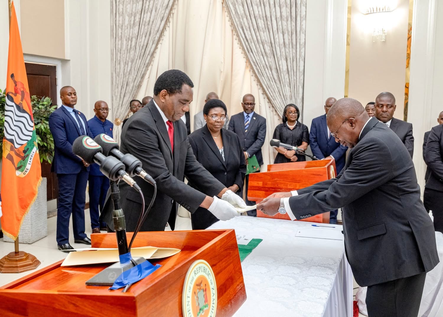 Hichilema tasks new diplomats to champion peace, economic diplomacy ...