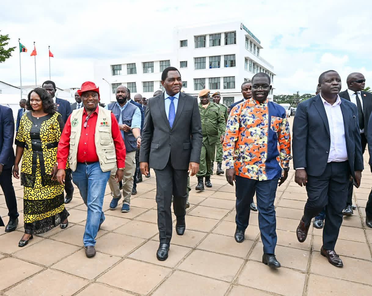 Mulungushi Textiles returns to active production, as President ...